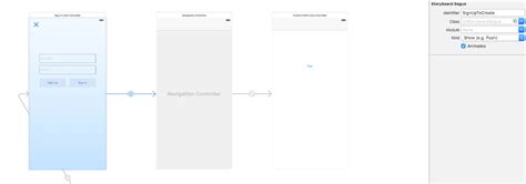 ios swift push segue is resulting in a modal segue instead stack