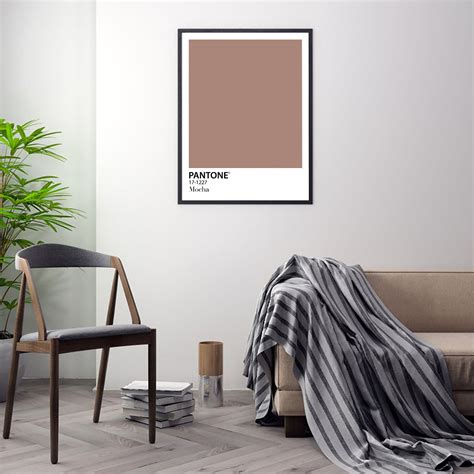 Pantone Print Pantone Nude Colors Mocha Color Print Pantone Etsy