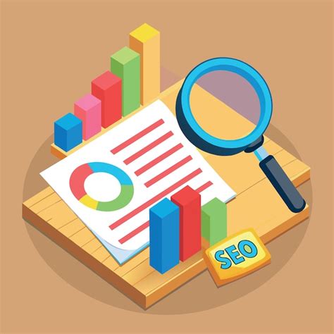 Search Engine Optimization Concept As Colorful Alphabet Abbreviation Seo On Magnification Glass