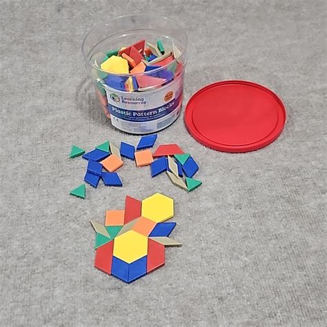 Learning Resources Toys Learning Resources Plastic Pattern Blocks Poshmark