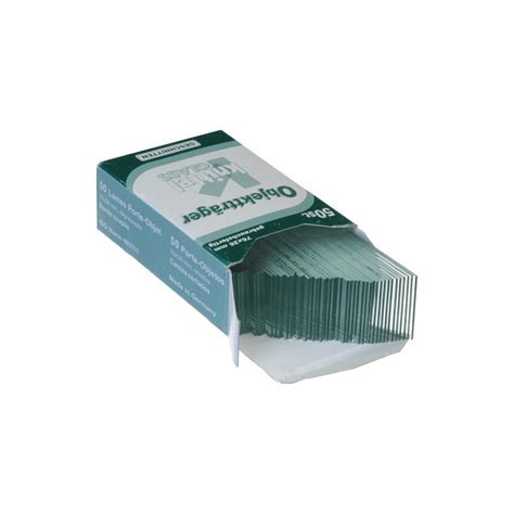 Knittel Glass Microscope Slides Ground Edges