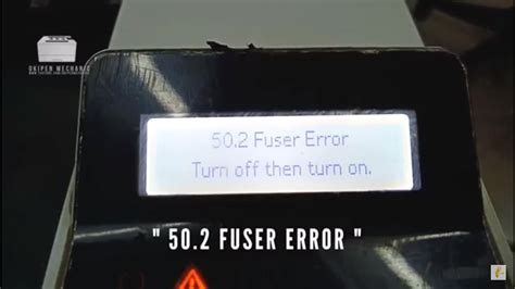 Hp Printer Fuser Error Message At Taylor Bacon Blog