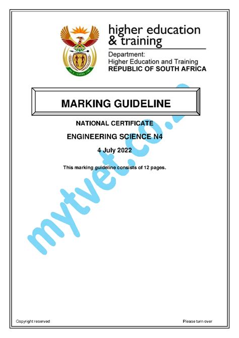 N4 Engineering Science Exam Paper April 2018 15070434 Studocu