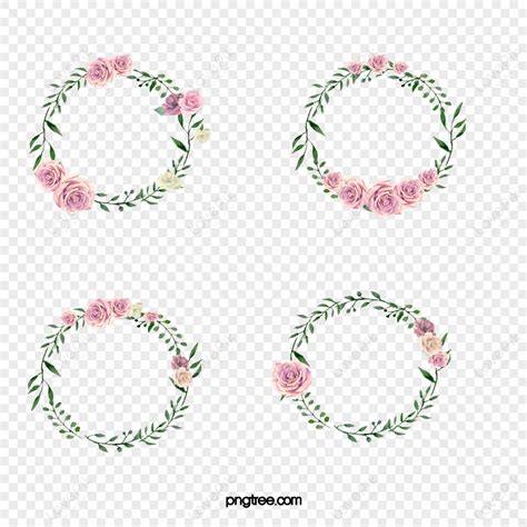 장미 일러스트 꽃다발꽃 무늬수집우아한 Png 일러스트 무료 다운로드 Lovepik