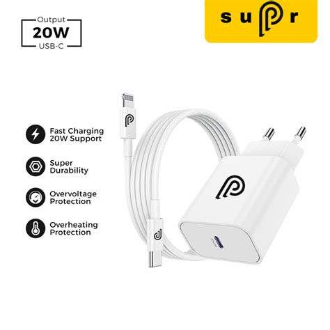 Jual KABEL USB C TO IP ADAPTOR 20 W 1 PAKET 20 W FAST CHARGING CHARGER IP CAS IP