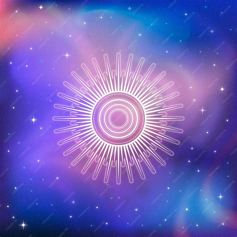 Premium Vector Gradient Sun Outline Illustration