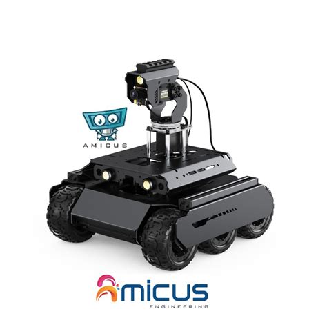 Raspberry Pi 4b Ugv Rover Open Source 6 Wheels 4wd Ai Kit Without Pi