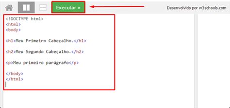 Simulador Gratuito Para Html Css E Javascript Visualização Em Tempo