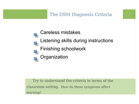 Metacognition And Adhd Ppt
