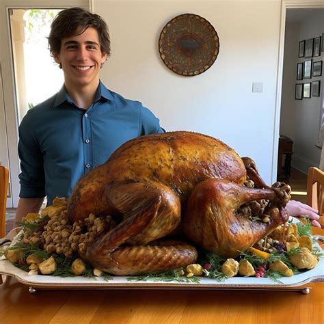 Pavo De Acción De Graciasiconos Tradicionales De Acción De Gracias Con Batata Y Jamón De Pavo