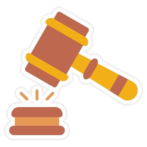 Premium Vector Judge Icon