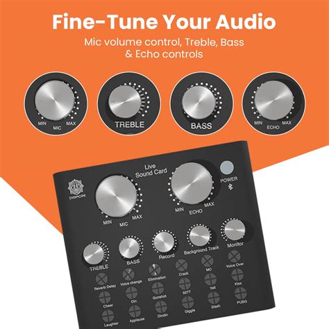 Digimore D 230 Portable Audio Mixer Interface Bluetooth V8 Live Sound Card For Live Streaming
