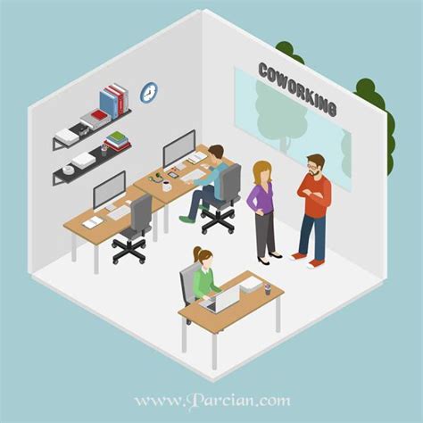 فایل المان های طراحی اتاق کار لایه باز پارشن