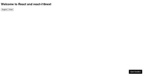 React Usetranslation Codesandbox