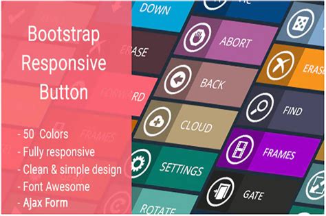 Bootstrap Responsive Button Proshare