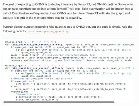 fake quantization onnx model parse error using tensorrt7 2 · issue 994