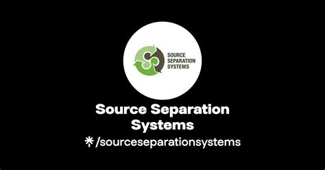Source Separation Systems Instagram Facebook Linktree