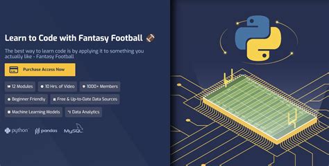 learn python with fantasy football