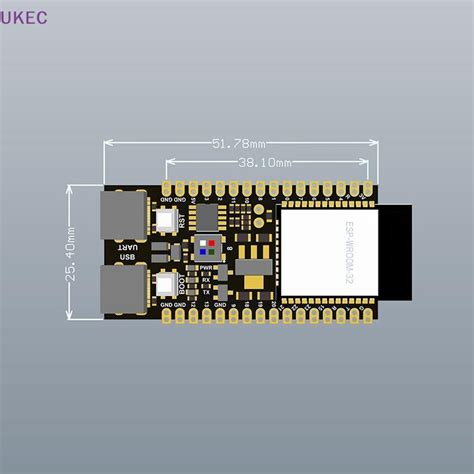 Ukec Esp32 C6 16mb Flash Esp32 Wifi Internet Of Things Esp Development Board Core Board Esp32