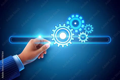 Increasing Automation Level RPA Robotic Process Automation Innovation Technology Concept