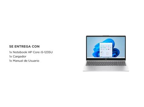 Notebook Hp 156 Fhd Intel Core I5 1235u 8gb Ram 256gb Ssd Natural