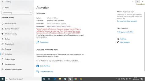 Windows 10 Activation Problem Error Code 0xc004c060 Microsoft