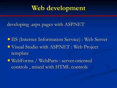 Ppt Web Development Powerpoint Presentation Free Download Id9660001