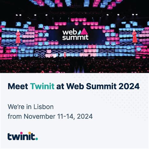 Great Opportunity To Meet With The Twinit Team If Youre At The Web Summit This Year 🙌 Invicara