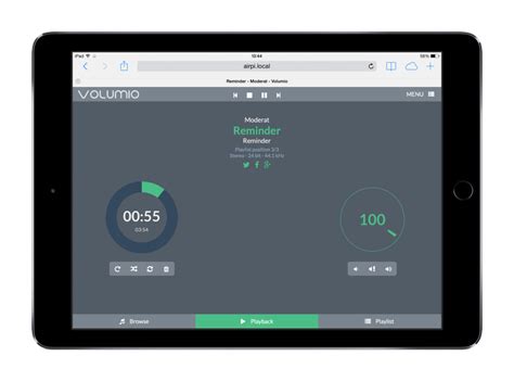 Raspberry Pi With HifiBerry Running Volumio An Awesome Music Streamer DenBeke