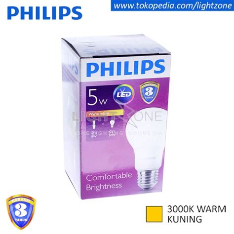 Jual Lampu Led Philips Kuning Warm White W W Watt Watt Kota Bandung Lightzone Tokopedia