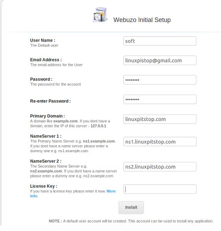 Install And Configure Auto Installer Softaculous Webuzo On Ubuntu Linux 15 04 Unixmen