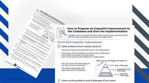Infographic How To Propose An Impactful Improvement To The Codebase