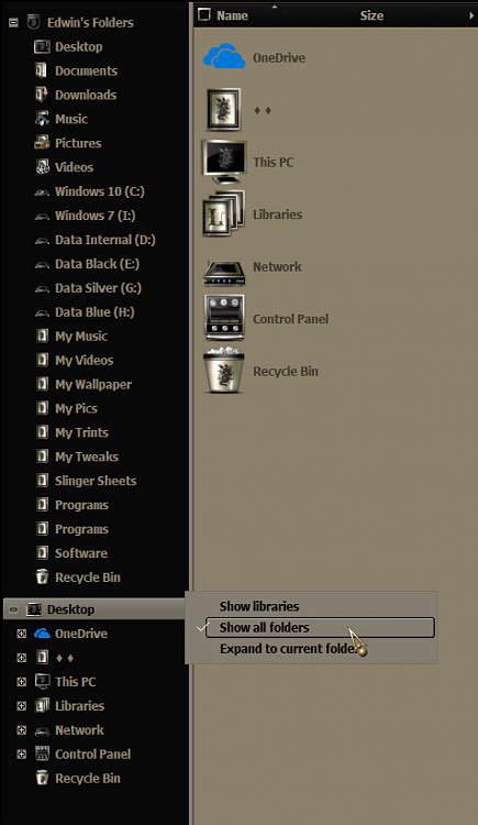 Adding Powershell Desktop To Navigation Pane Solved Windows 10 Forums