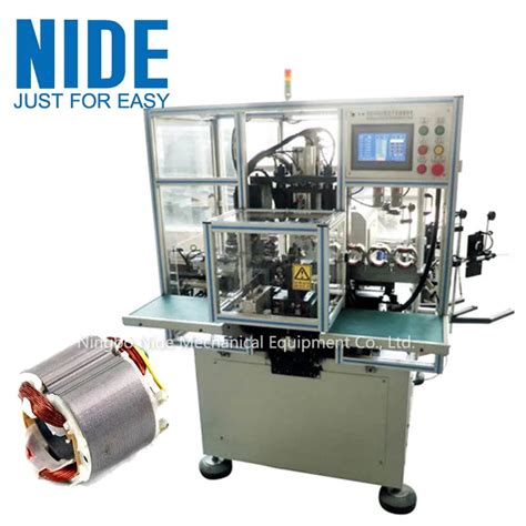Two Station Automatic Stator Winding Machine Winding And Stator Winding