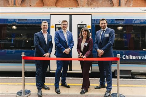 Chiltern Railways Unveils Refurbished Train Railbusinessdaily