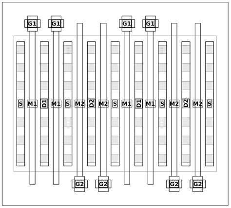 Two Different Layout Techniques For A Differential Pair Device Download Scientific Diagram