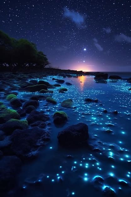 Sea Of Stars At Night