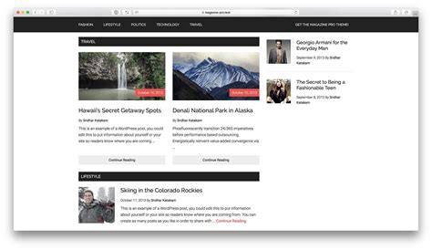 How To Align More Button For Posts In Home Middle Section Of Magazine
