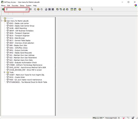 Testing Enter Transaction Code In Sap With C Gui Test Stack Overflow