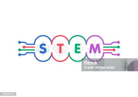 Stem 교육 개념 로봇 코딩 개념 과학 기술 공학 및 수학 학교 비즈니스 교육 세계를 위한 Stem 개념 Stem 주제에 대한