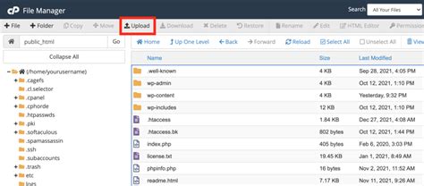 Where To Upload Website Files Using Cpanel Host Duplex Knowledgebase