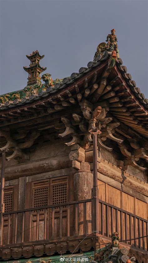 古建筑超话 大周村观音阁 大周村拥有宋元以来的多处古建2013年以资圣寺汤王庙元帝阁等为代表列入国保单位大周村古时为周纂镇号称
