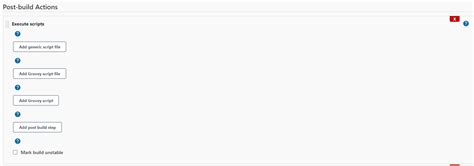 Groovy Jenkins Publishers Postbuildscripts Doesnt Work Stack Overflow