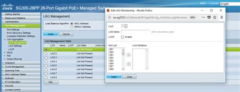 Link Aggregation در سوئیچ های Cisco Small Business