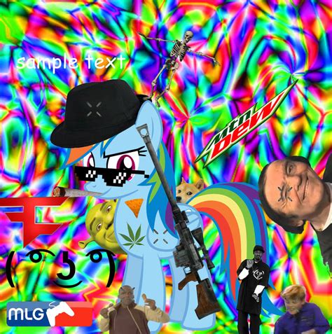 Mlg Rainbow Dash By Orestescm76 On Deviantart