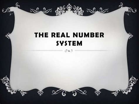 Number System Concepts And Flow Chart