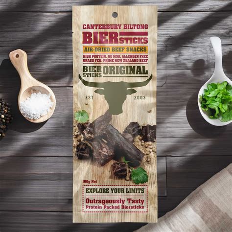 Canterbury Biltong Original Bierstick 100g The Meat Up