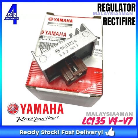 Yamaha Lc135 V4 V5 V6 V7 2lp 100 Original Rectifier Regulator Katab Assy Katap Shopee Malaysia