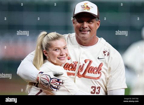 Josie Canseco Hugs Her Father Jose Canseco Before The Cactus Jack Foundation Hbcu Celebrity