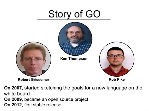 Go Language Presentation Ppt